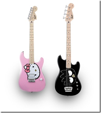 Bajo y Guitarra de Hello Kitty - Elgeeky.com