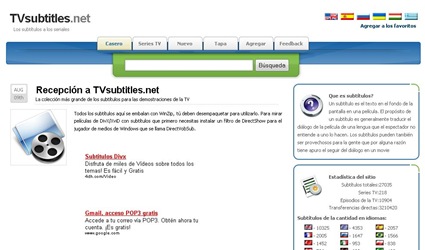 TVsubtitles.net: Subtítulos para tu series de televisión - Elgeeky.com