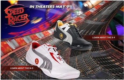 Puma Speed Racer, zapatos deportivas alusivos a la película Speed Racer ...